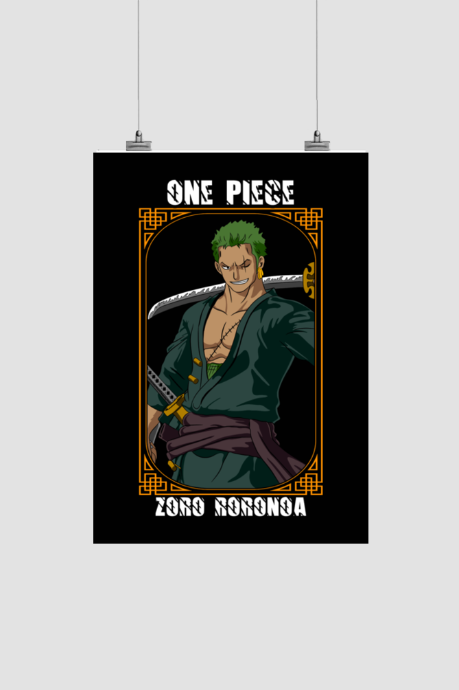 Roronoa Zoro Poster | Luffy Prints