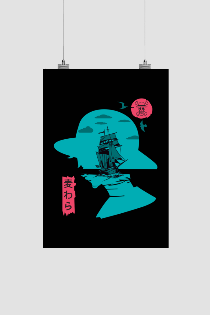 Luffy Shadow Poster | Luffy Prints