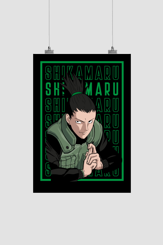 Shikamaru Poster | Luffy Prints