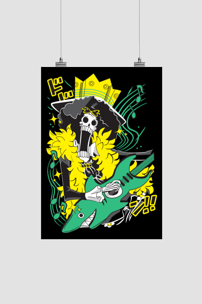 Brook Poster | Luffy Prints