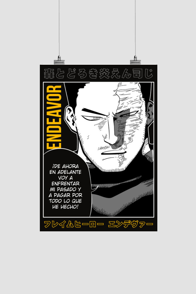 Endeavor Poster | Luffy Prints